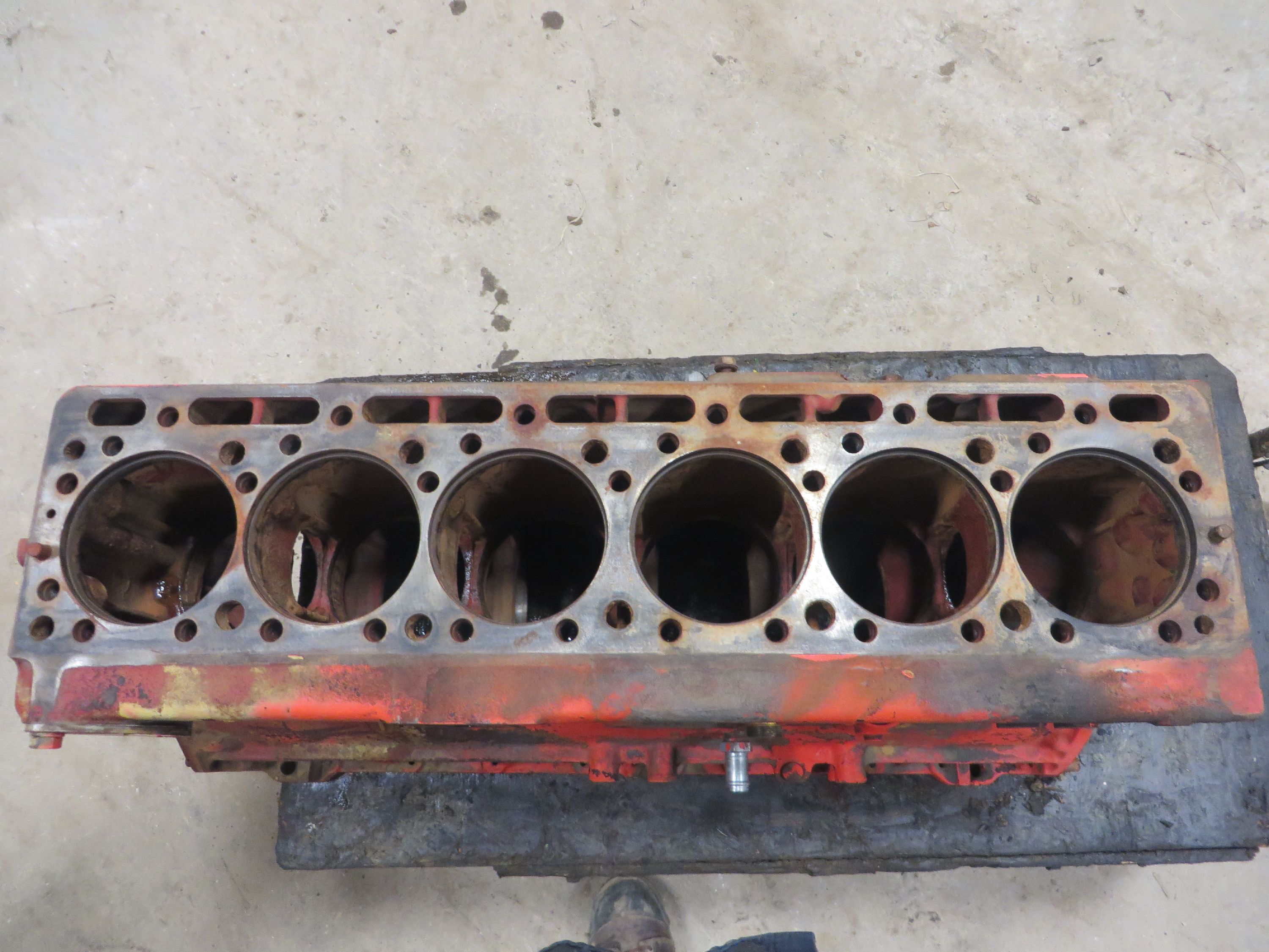 Allis Chalmers AC D2900 Engine Block Used 4023035 6 Cyl Diesel
