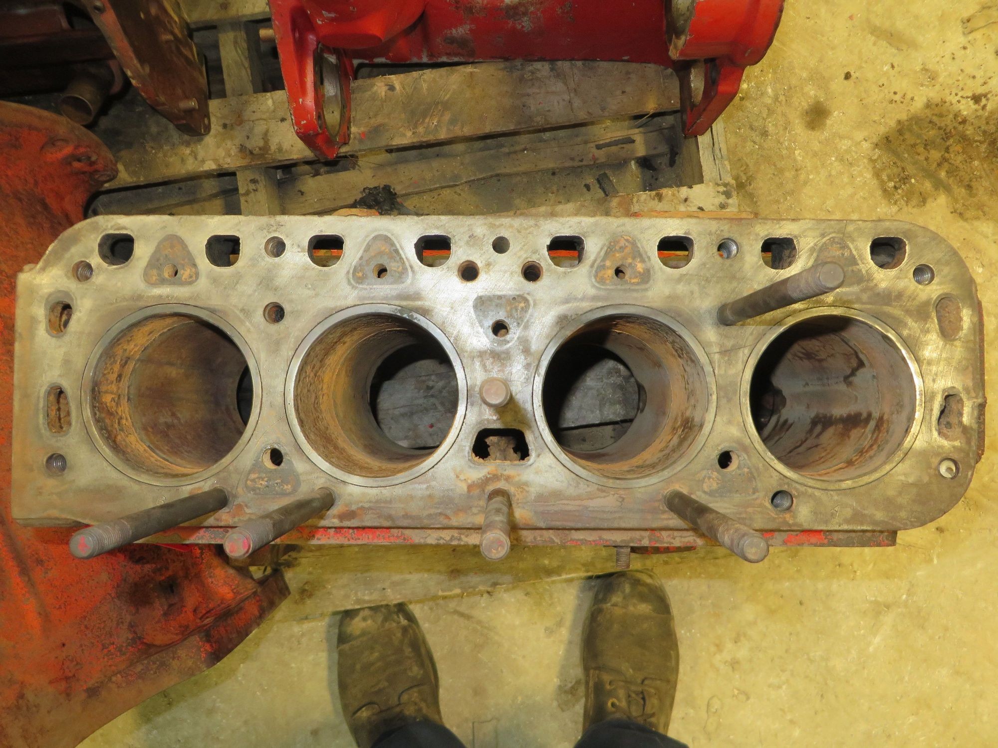 International IH 152 Engine Block Used 6695-DE, 6695-DE 4 Cyl Gas Your ...