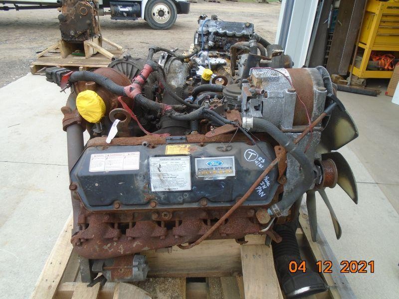 International T444E (7.3L) Engine Complete Power Stroke Non Running ...