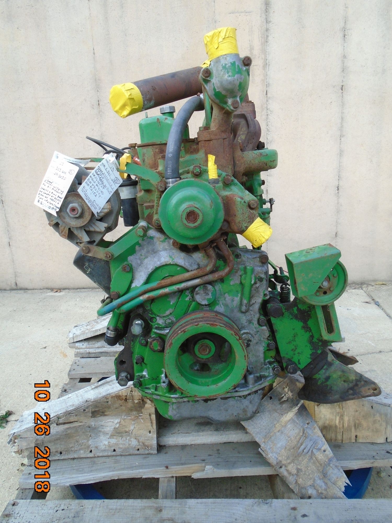 John Deere 303 Gas Complete Good Running Used Engine Your Engine Parts ...